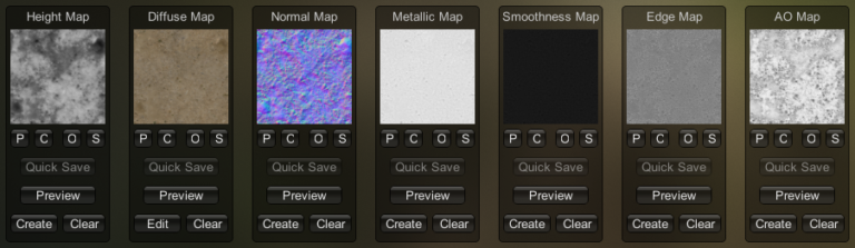 便利なソフト：Materialize/1枚の画像からNormal、Metallic、Smoothness、AOMapも作れる！ - マナベルCG