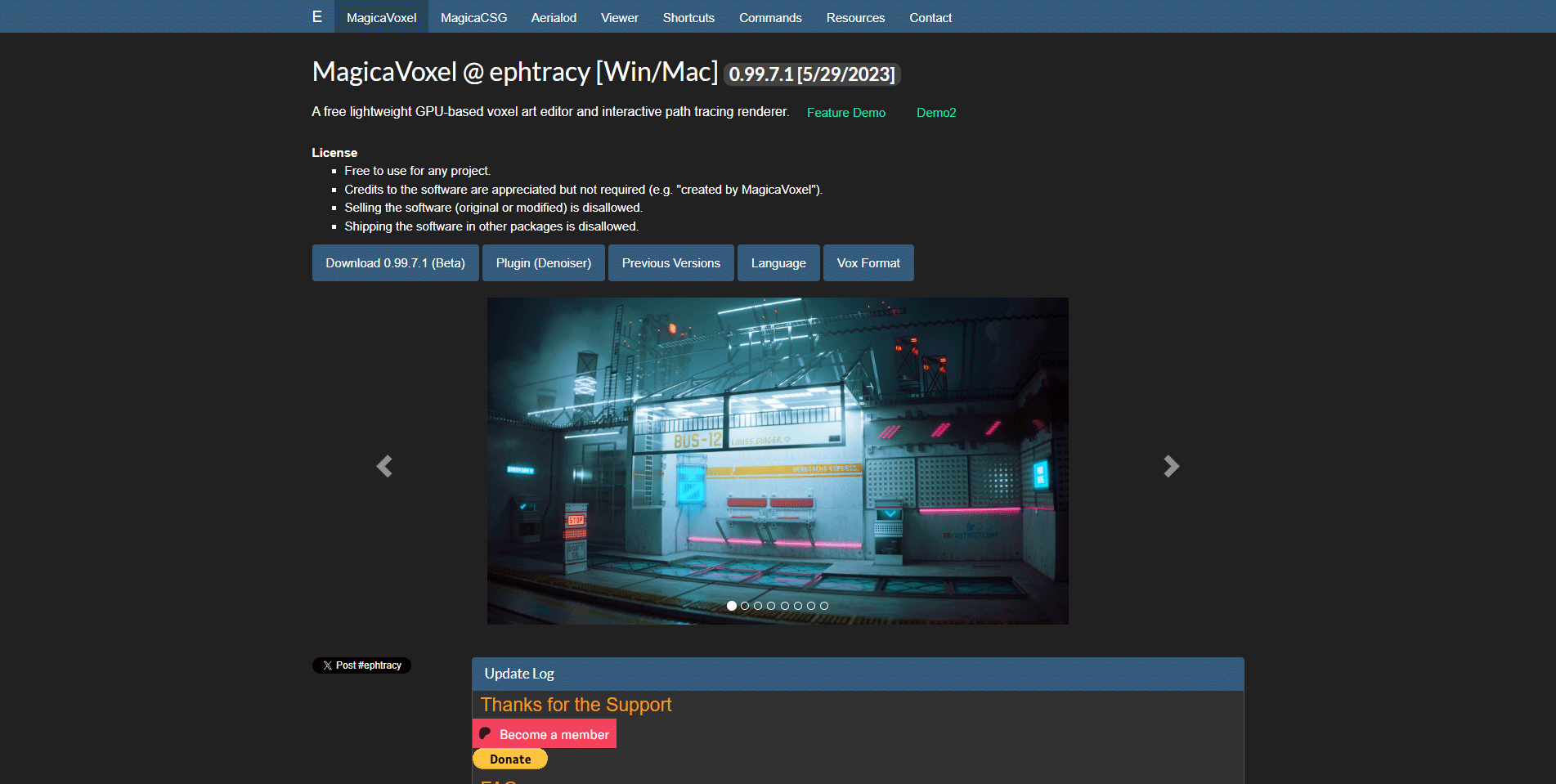 MagicaVoxel/基本操作① - マナベルCG