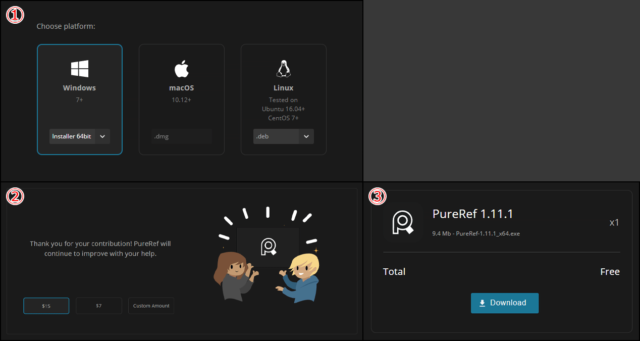 PureRef：参考画像を1ヵ所にまとめて表示できるソフト - マナベルCG
