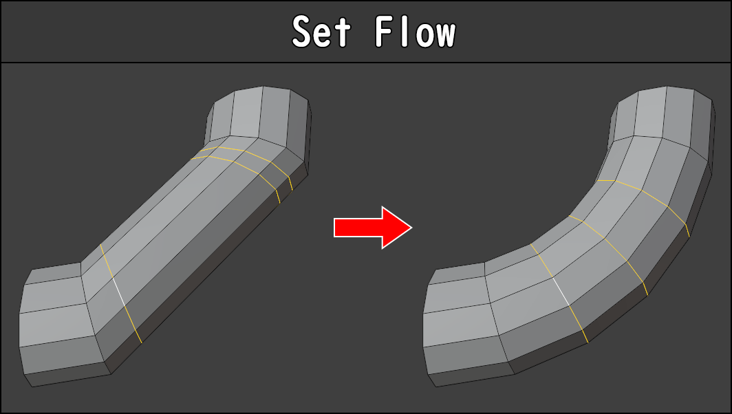 Blender：EdgeFlow/エッジの流れを整えるアドオン - マナベルCG